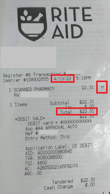 How to read your receipt – GroupHRA