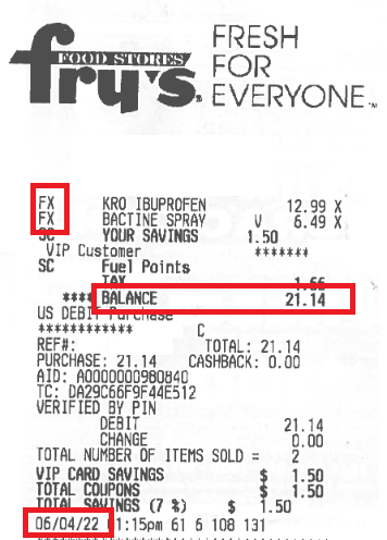 How to read your receipt – GroupHRA
